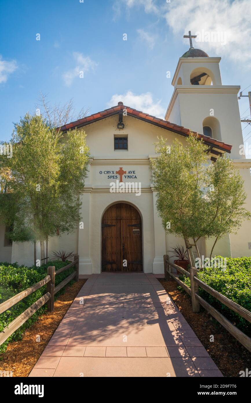 Mission Santa Cruz Stock Photo - Alamy