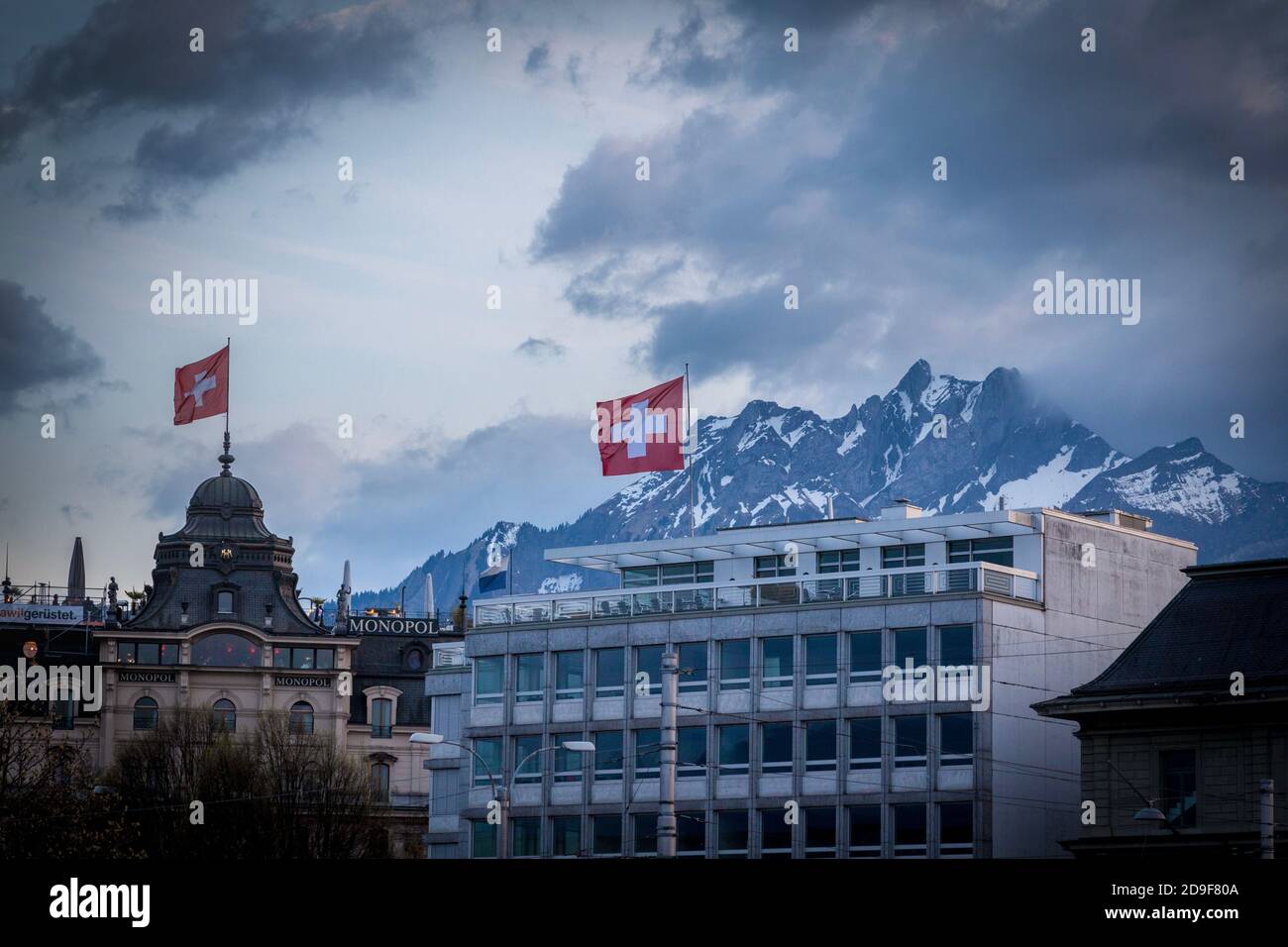 Pilatus from Luzern Stock Photo - Alamy