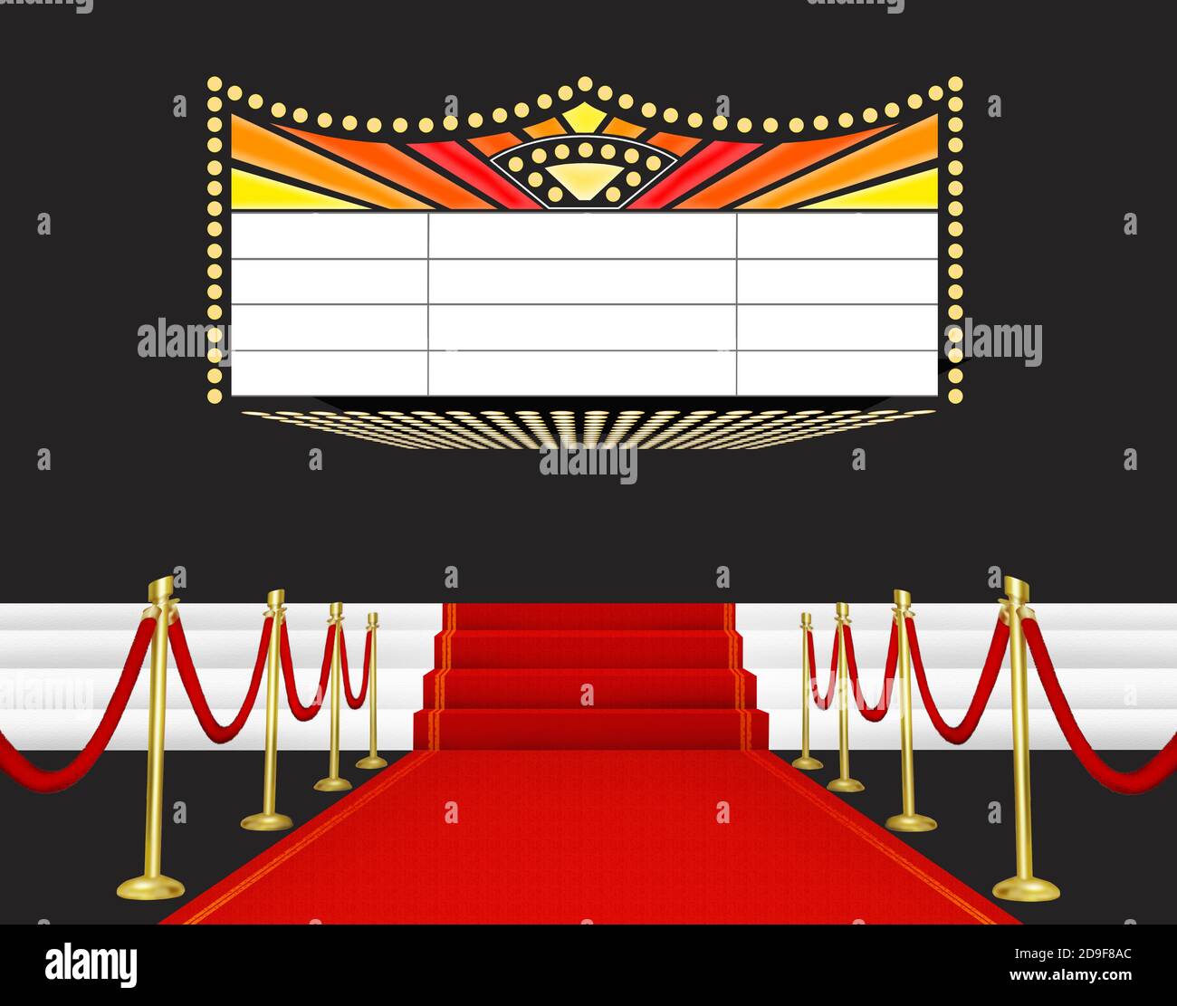 Movie theater marquee graphic hi-res stock photography and images - Alamy