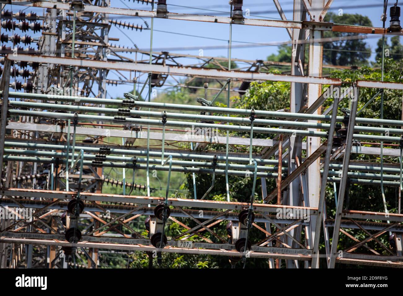 Closeup shot of the electrical network Stock Photo - Alamy