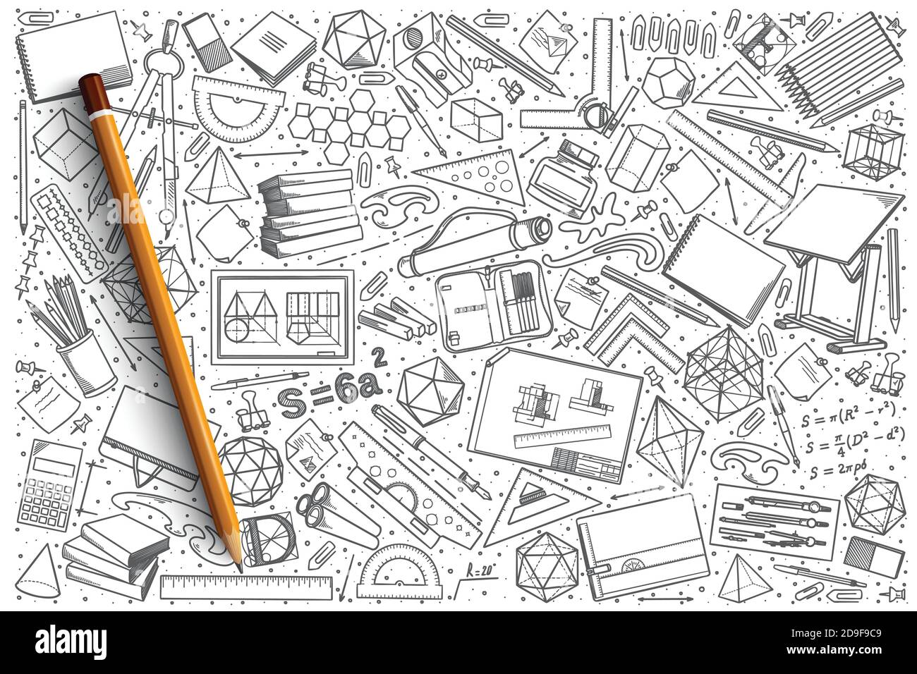 Hand drawn Drawing vector doodle set Stock Vector Image & Art - Alamy Hand drawn Drawing vector doodle set Stock Vector Image & Art - Alamy
