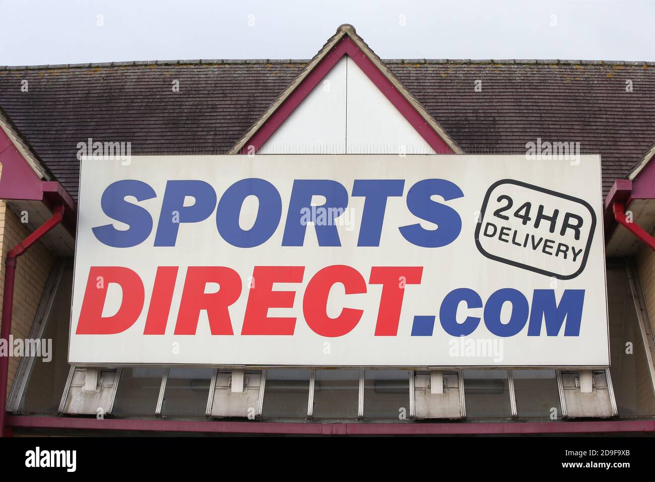 Sports Direct Sign, Twickenham, UK Stock Photo - Alamy