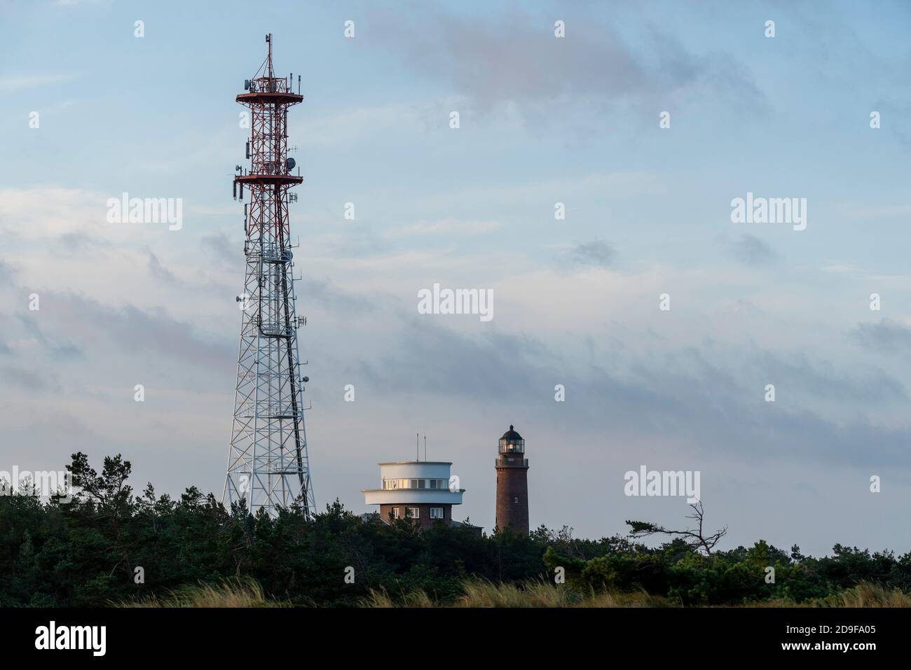 Prerow, Germany. 23rd Oct, 2020. Next to the radio tower at Darßer Ort ...