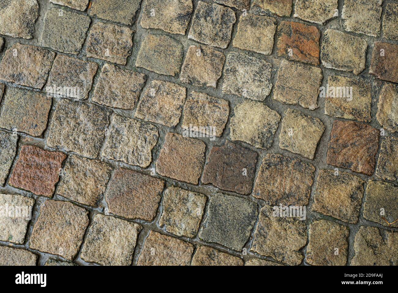 Background from paving stones. Texture of stone pavement for the road ...