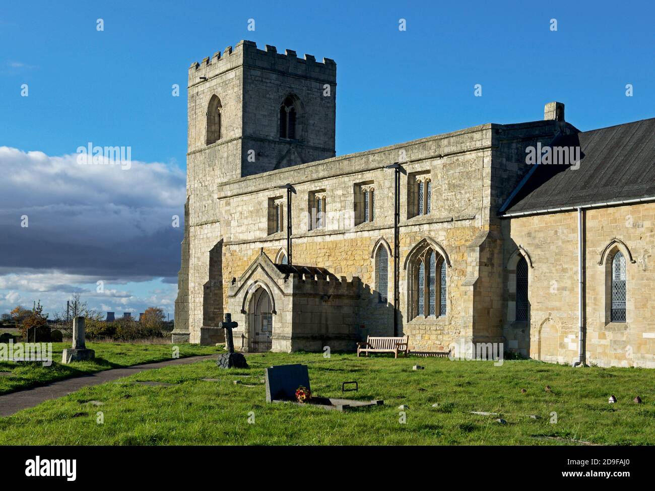St Edmund's Church in the village of Kellington, East Yorkshire ...