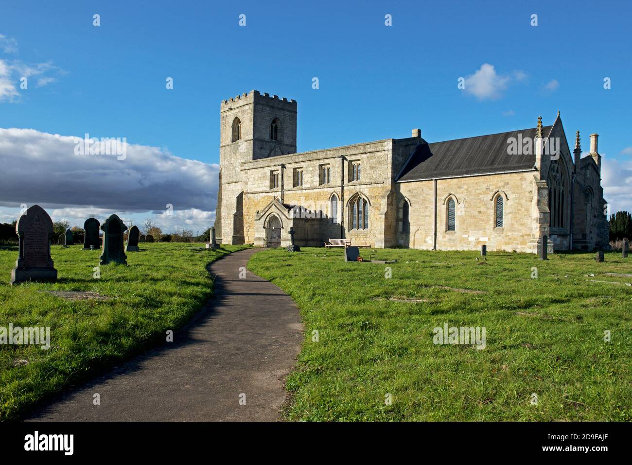 St Edmund's Church in the village of Kellington, East Yorkshire ...