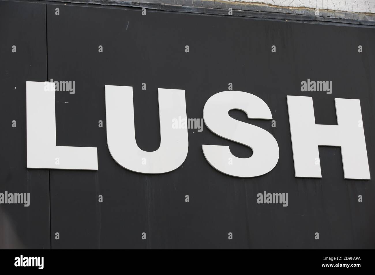 Lush sign, Kingston Upon Thames, Surrey Stock Photo - Alamy