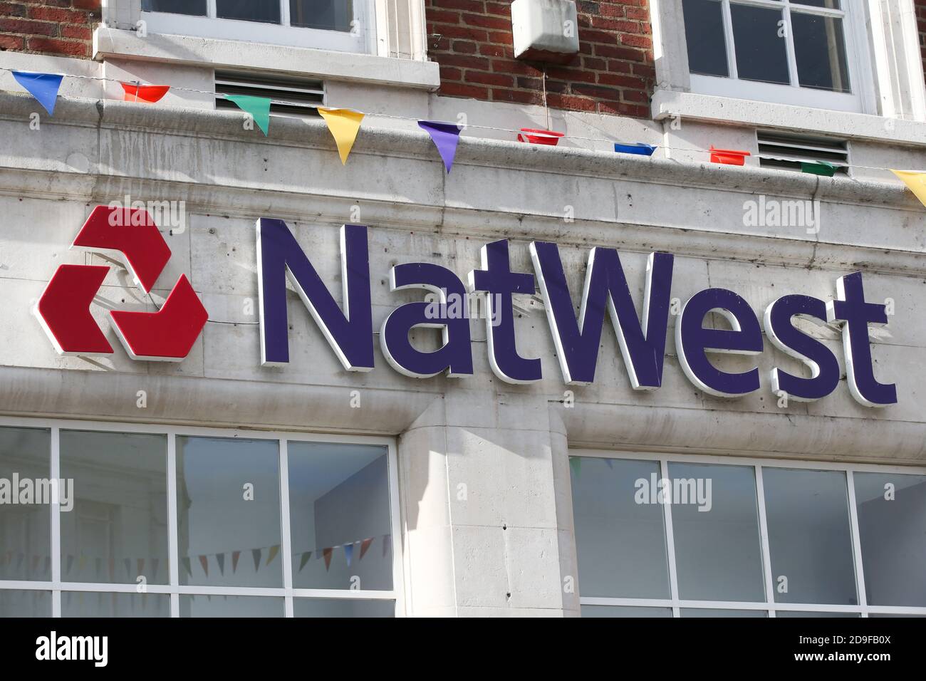 Natwest Bank sign, Kingston Upon Thames, Surrey Stock Photo - Alamy