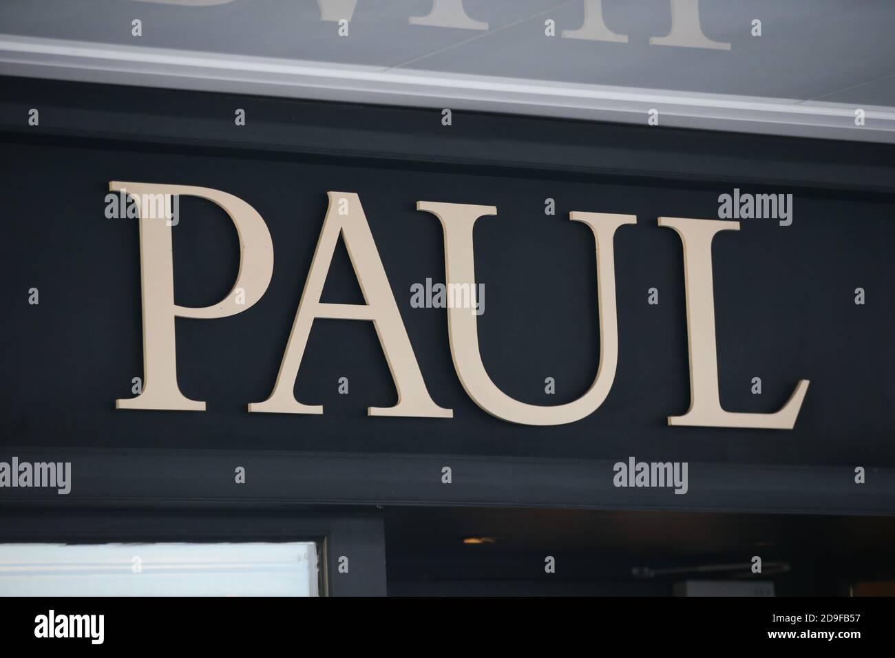 Paul sign, Kingston Upon Thames, Surrey Stock Photo - Alamy