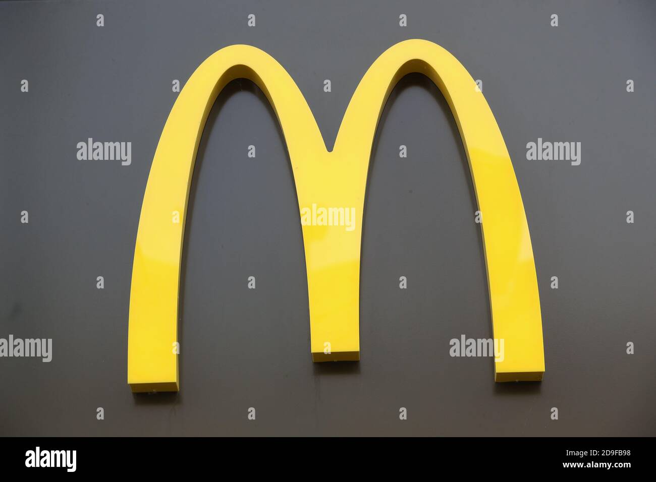 MacDonalds sign, Kingston Upon Thames, Surrey Stock Photo - Alamy