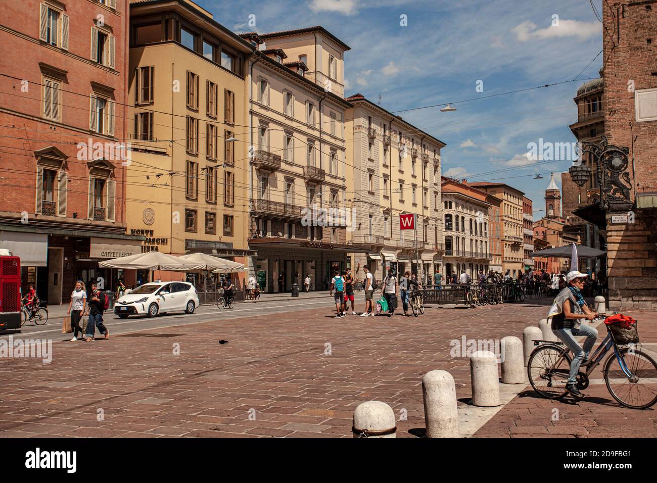 BOLOGNA, ITALY 17 JUNE 2020: Via Rizzoli in Bologna, Italy Stock Photo ...