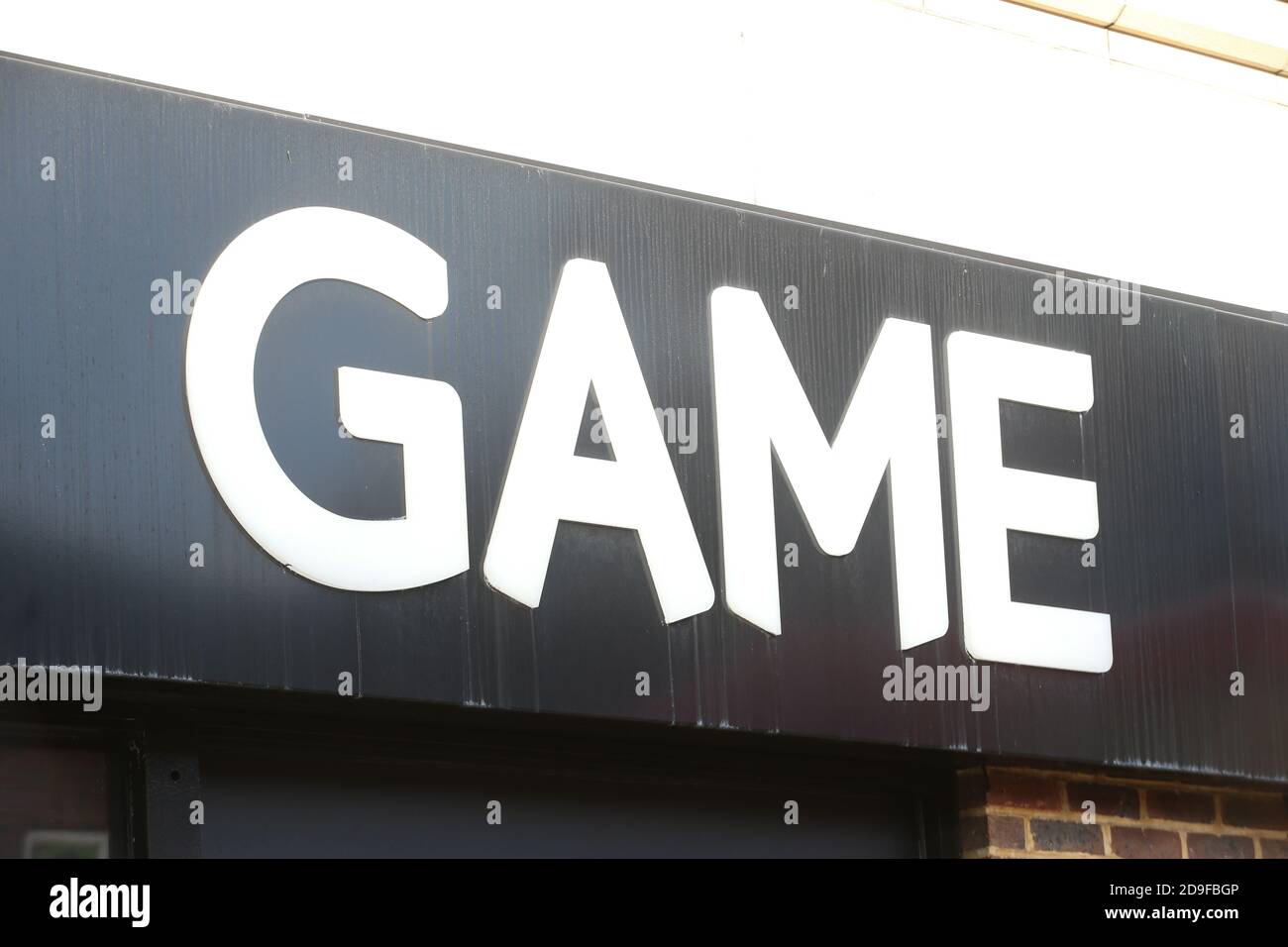 Game sign, Kingston Upon Thames, Surrey Stock Photo - Alamy