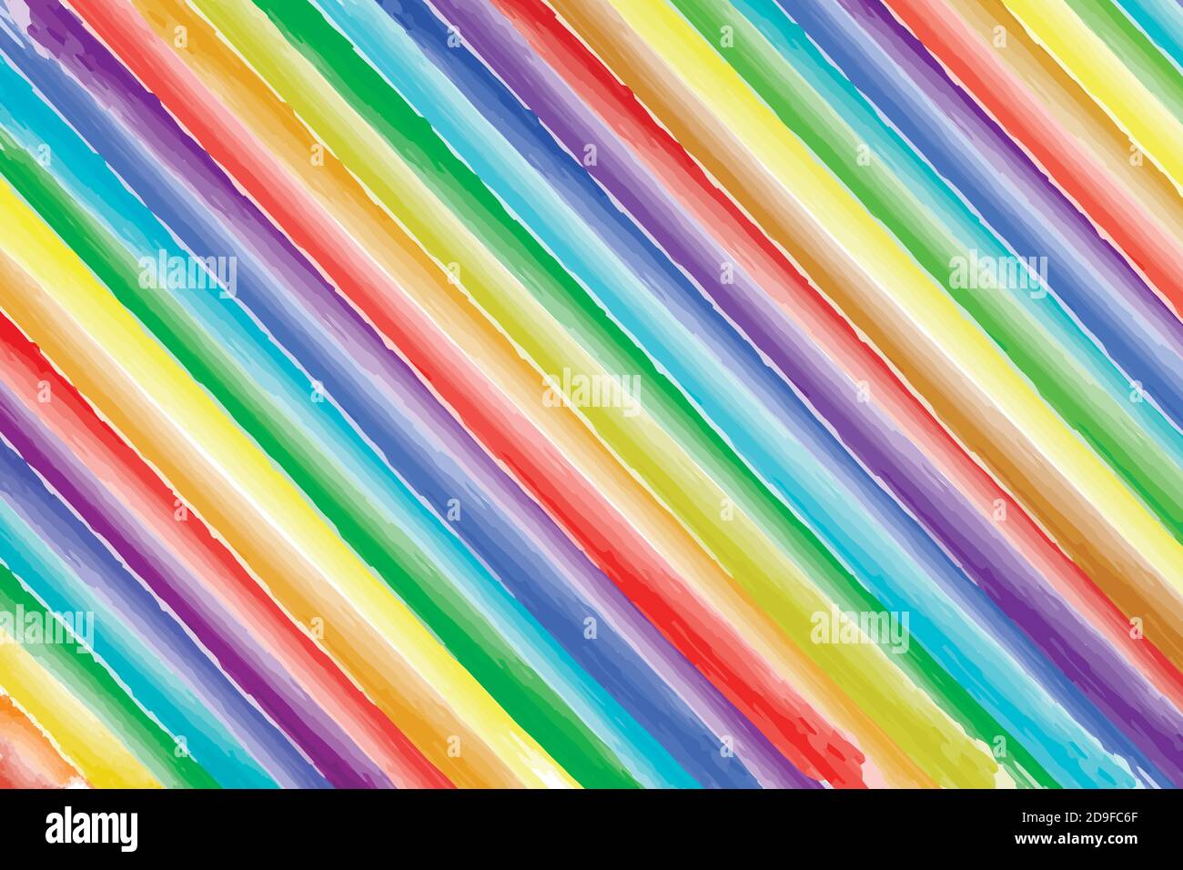 Watercolor lines rainbow hi-res stock photography and images - Alamy