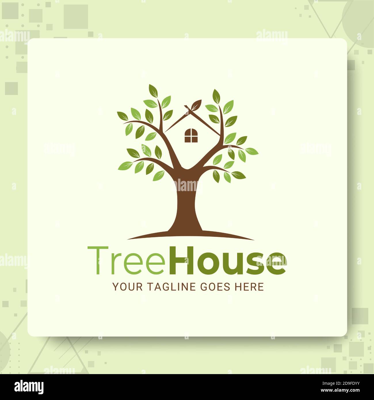 tree house logo designs template Stock Vector Image & Art - Alamy