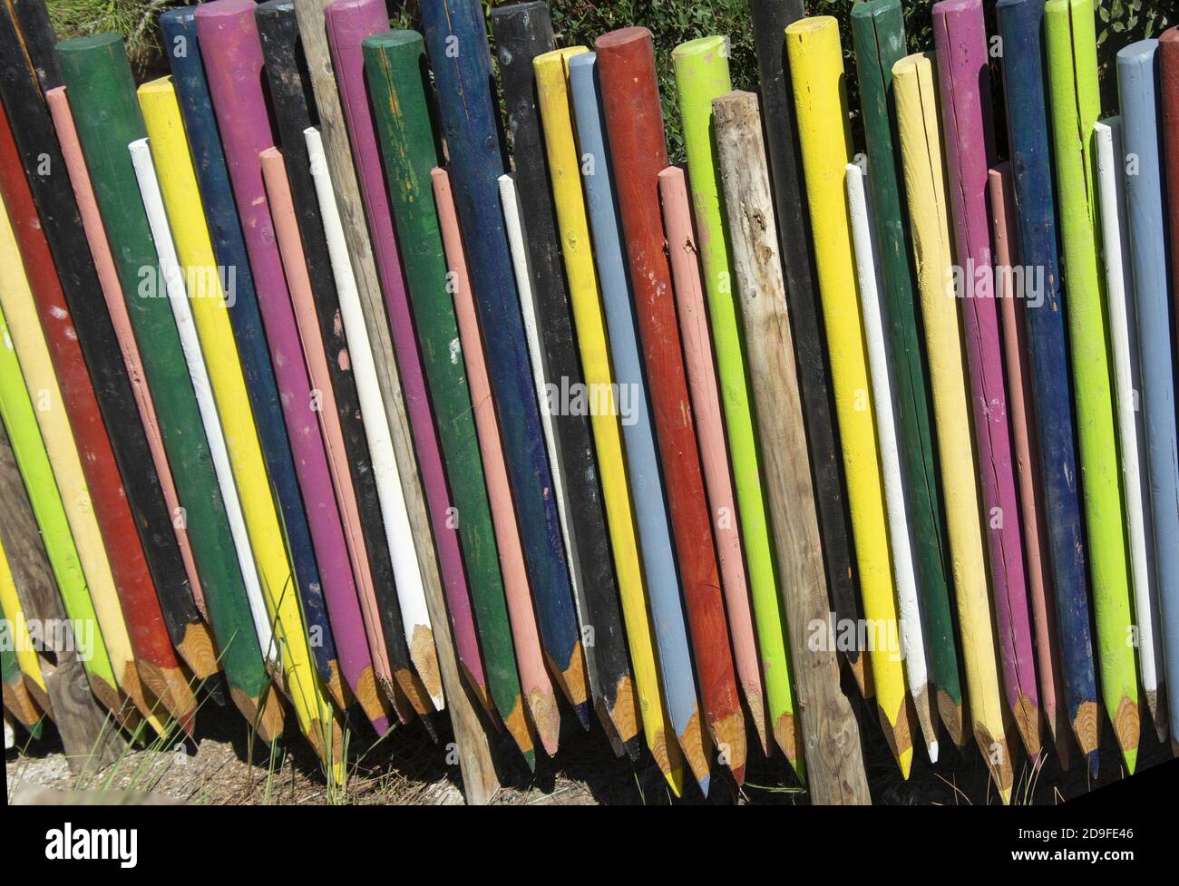 Pencil Fence High Resolution Stock Photography and Images - Alamy