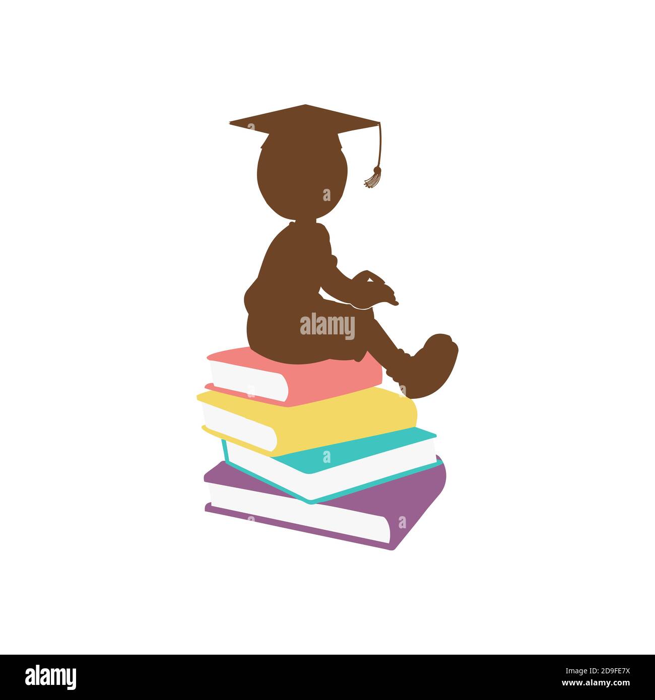 kids graduation book logo designs template Stock Vector Image & Art - Alamy