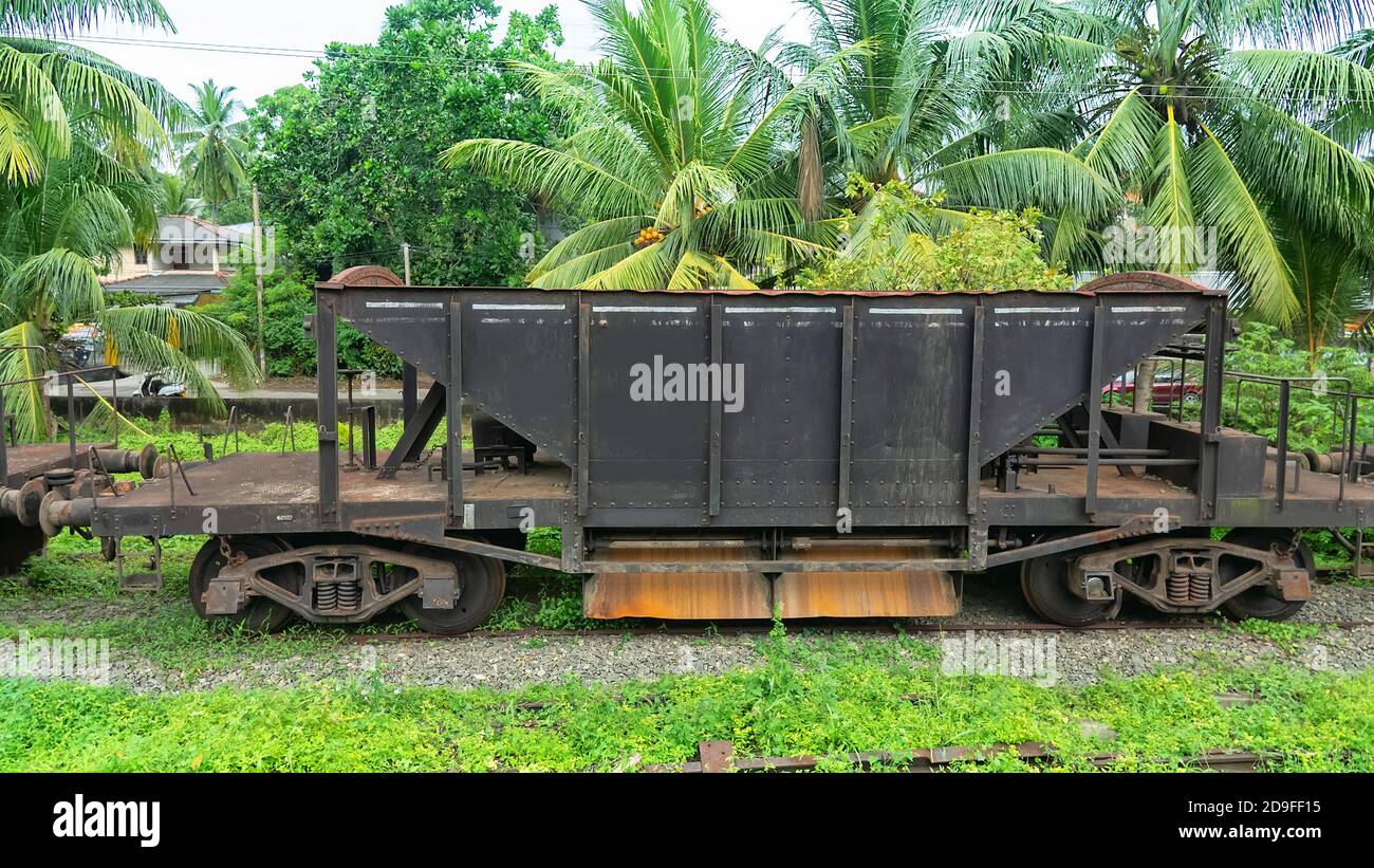 Freight cars and trains in Southeast Asia Stock Photo - Alamy