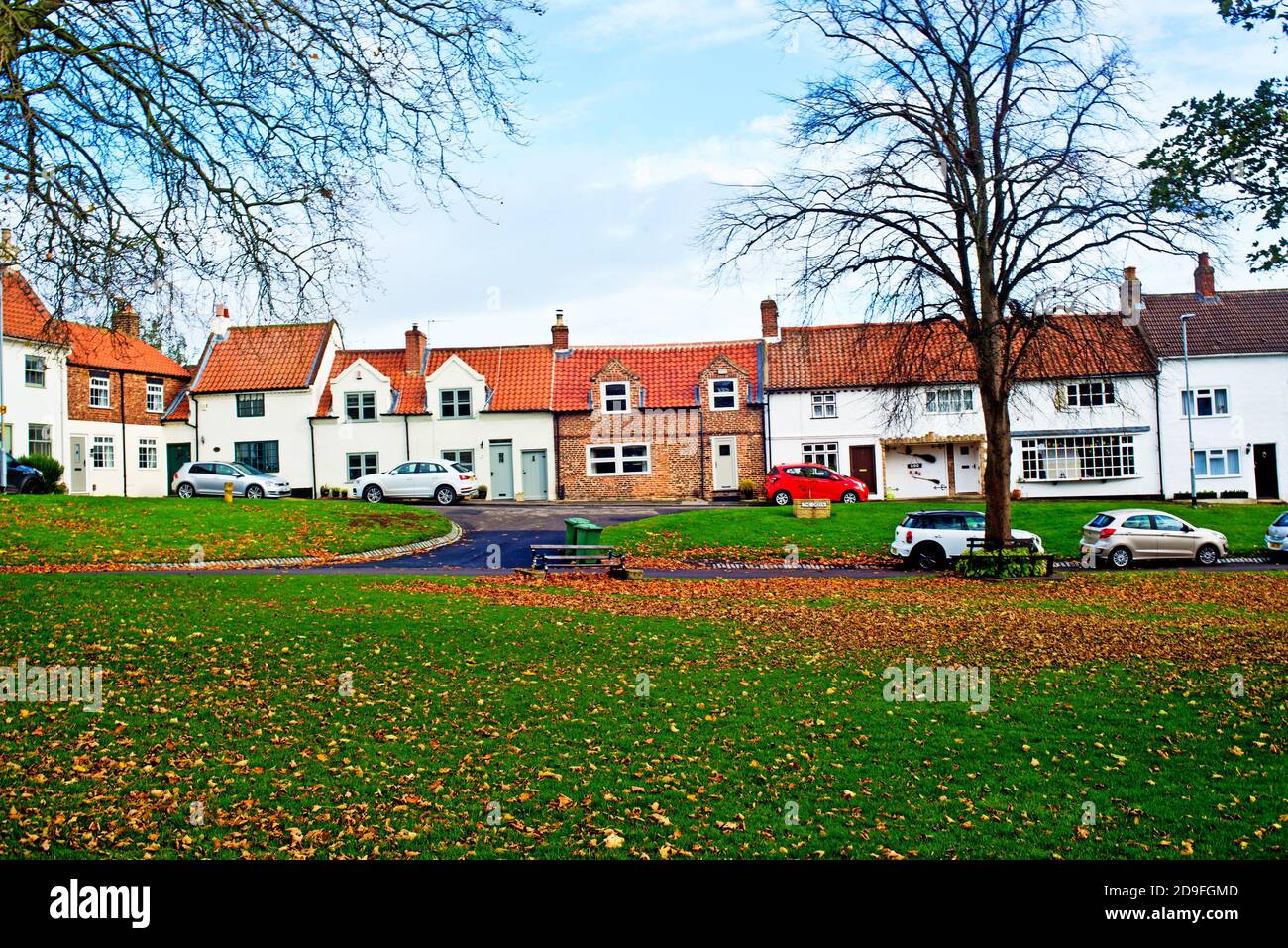 Egglescliffe village Green, Egglescliffe, Yarm on Tees, England Stock ...