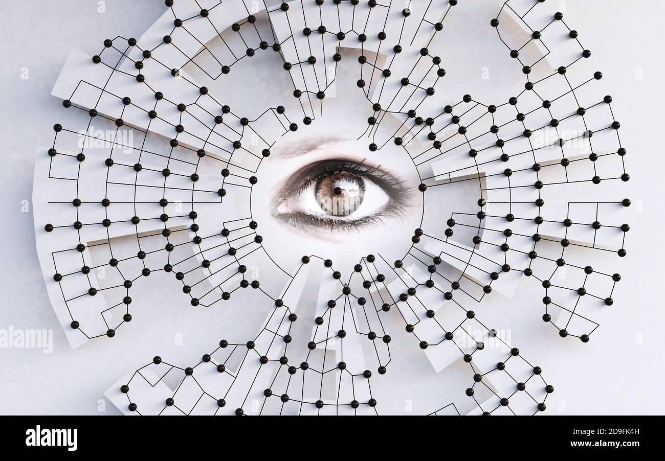 Networking and connectivity abstract background.Internet and technology ...