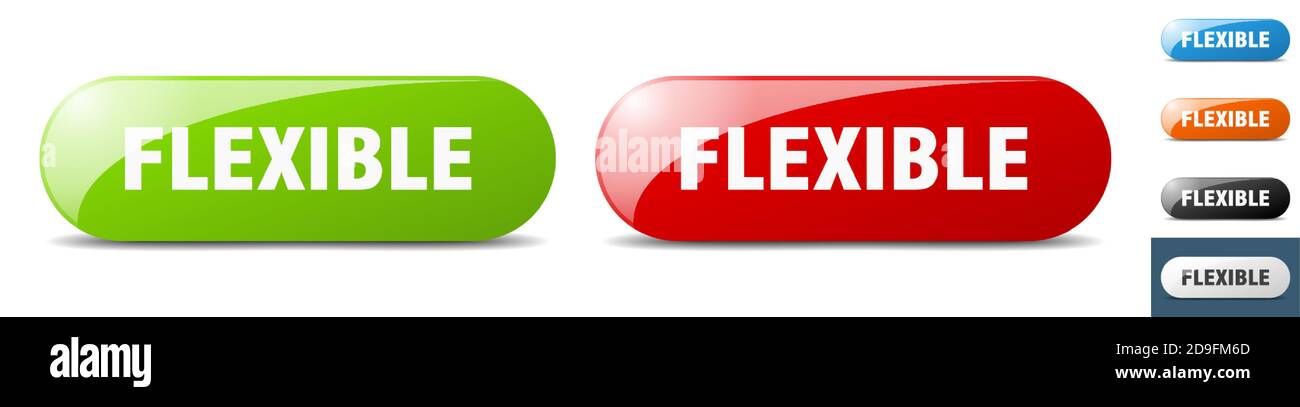 flexible button. sign. key. push button set Stock Vector Image & Art - Alamy