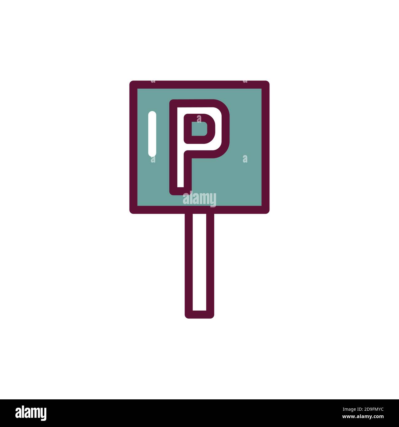 Municipal parking sign hi-res stock photography and images - Alamy