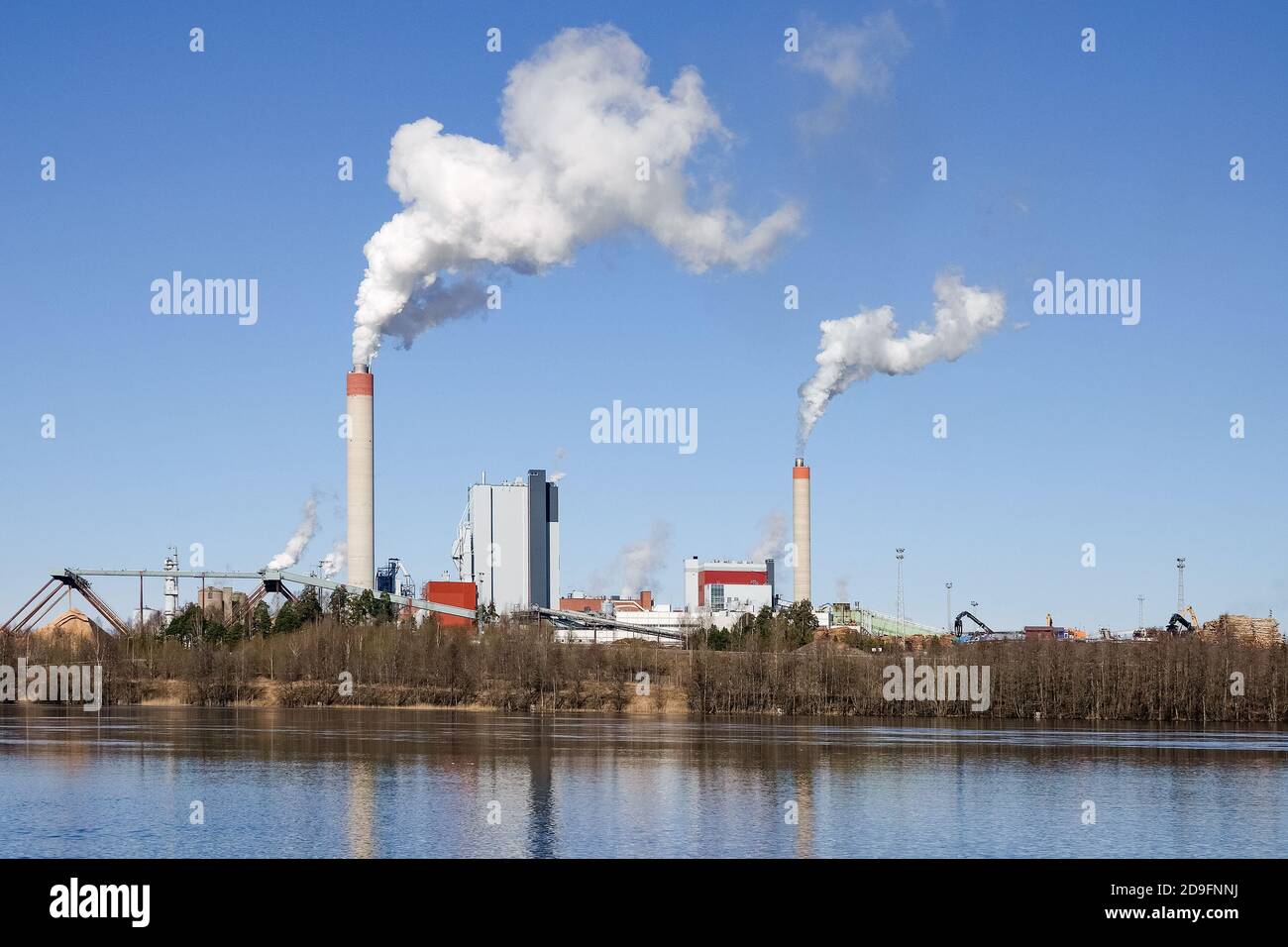 Paper mill chimney hi-res stock photography and images - Alamy