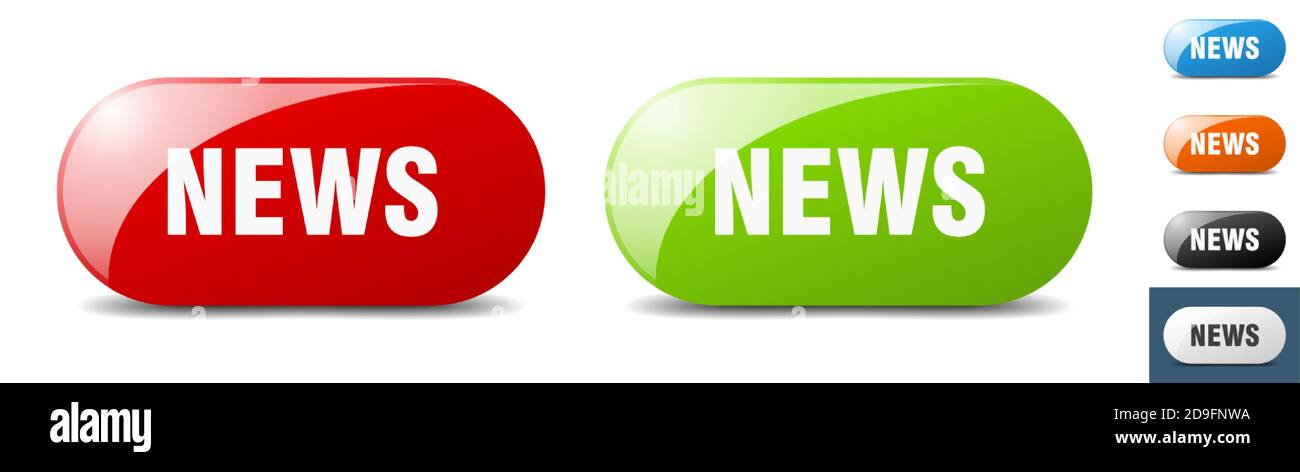 news button. sign. key. push button set Stock Vector Image & Art - Alamy