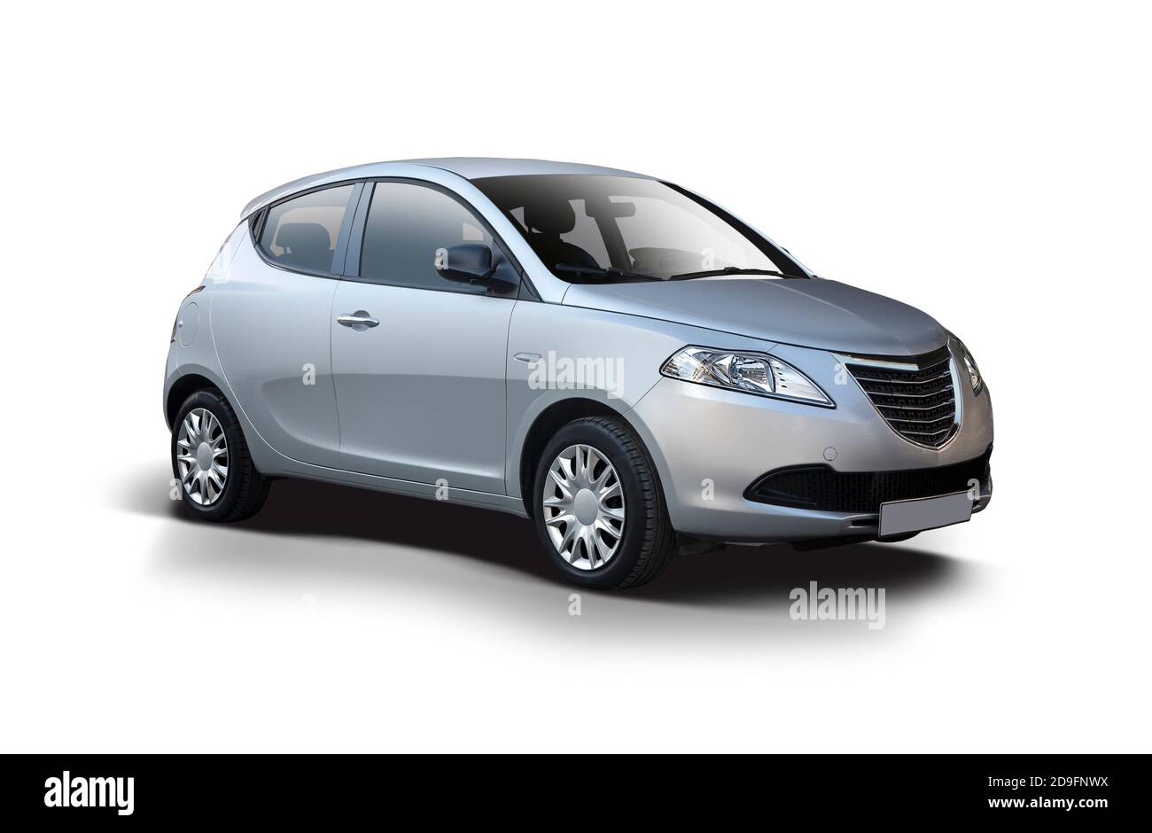 Italian sport hatchback car isolated on white background Stock Photo ...