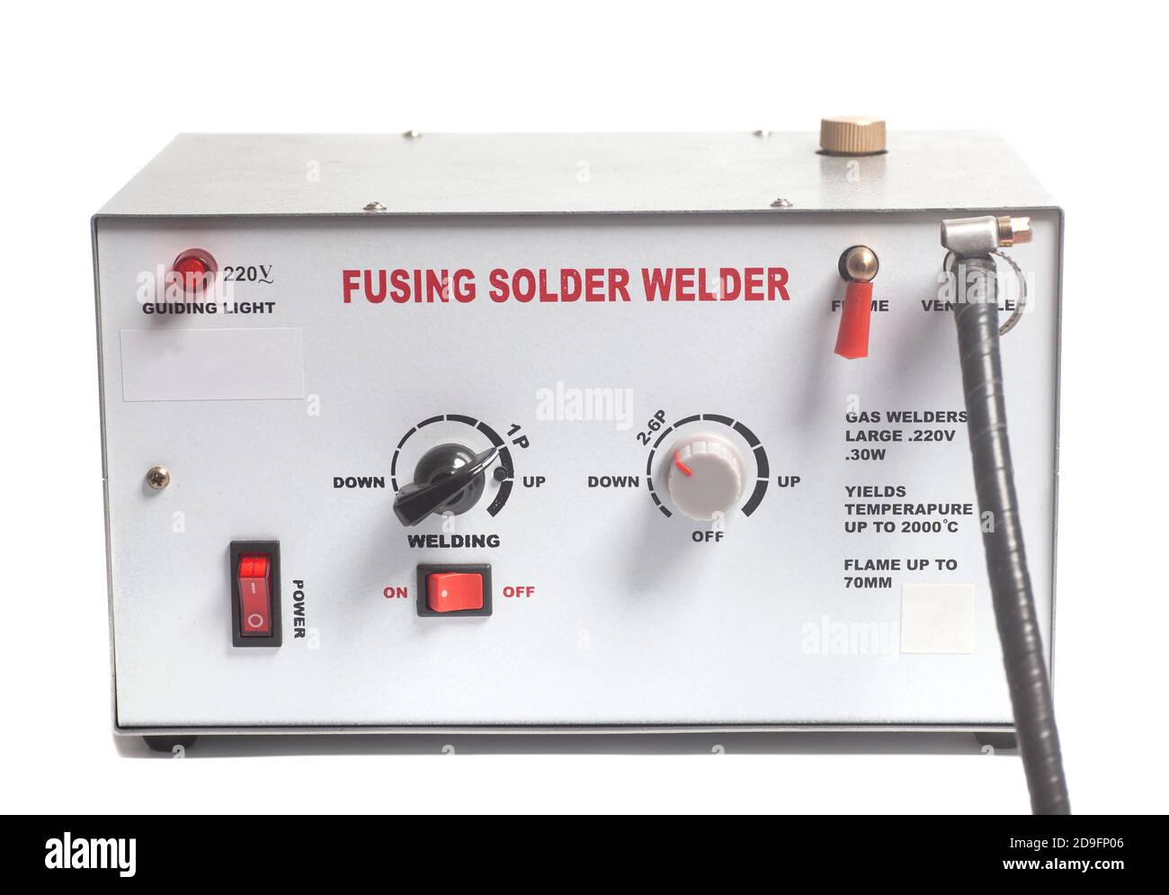 Fusing solder welder machine isolated on white background Stock Photo ...