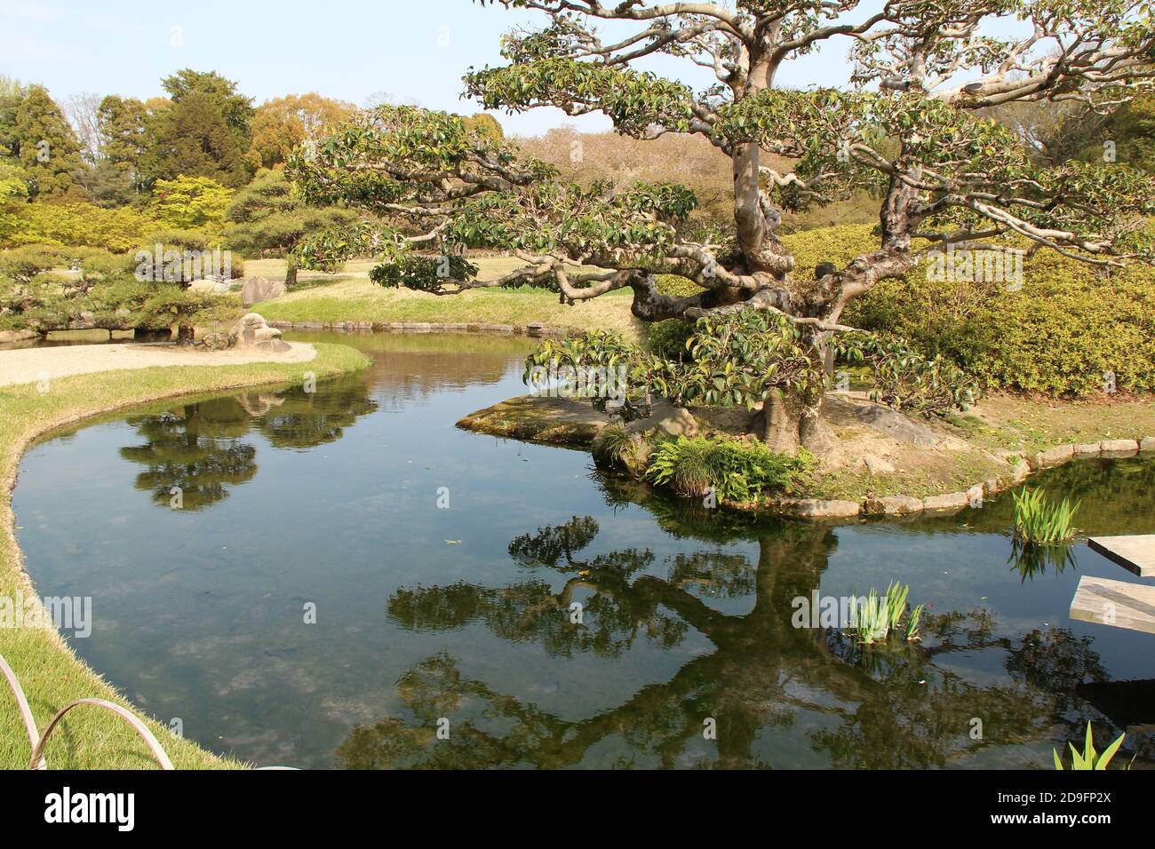 koraku-en garden in okayama (japan Stock Photo - Alamy