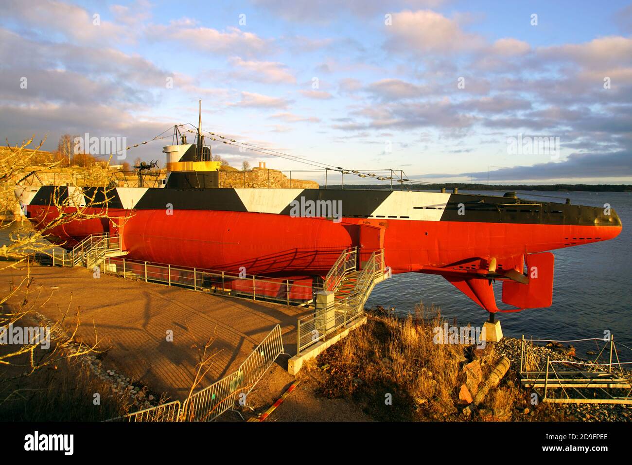 The Vesikko Submarine at Suomenlinna in Helsinki, Finland Stock Photo ...