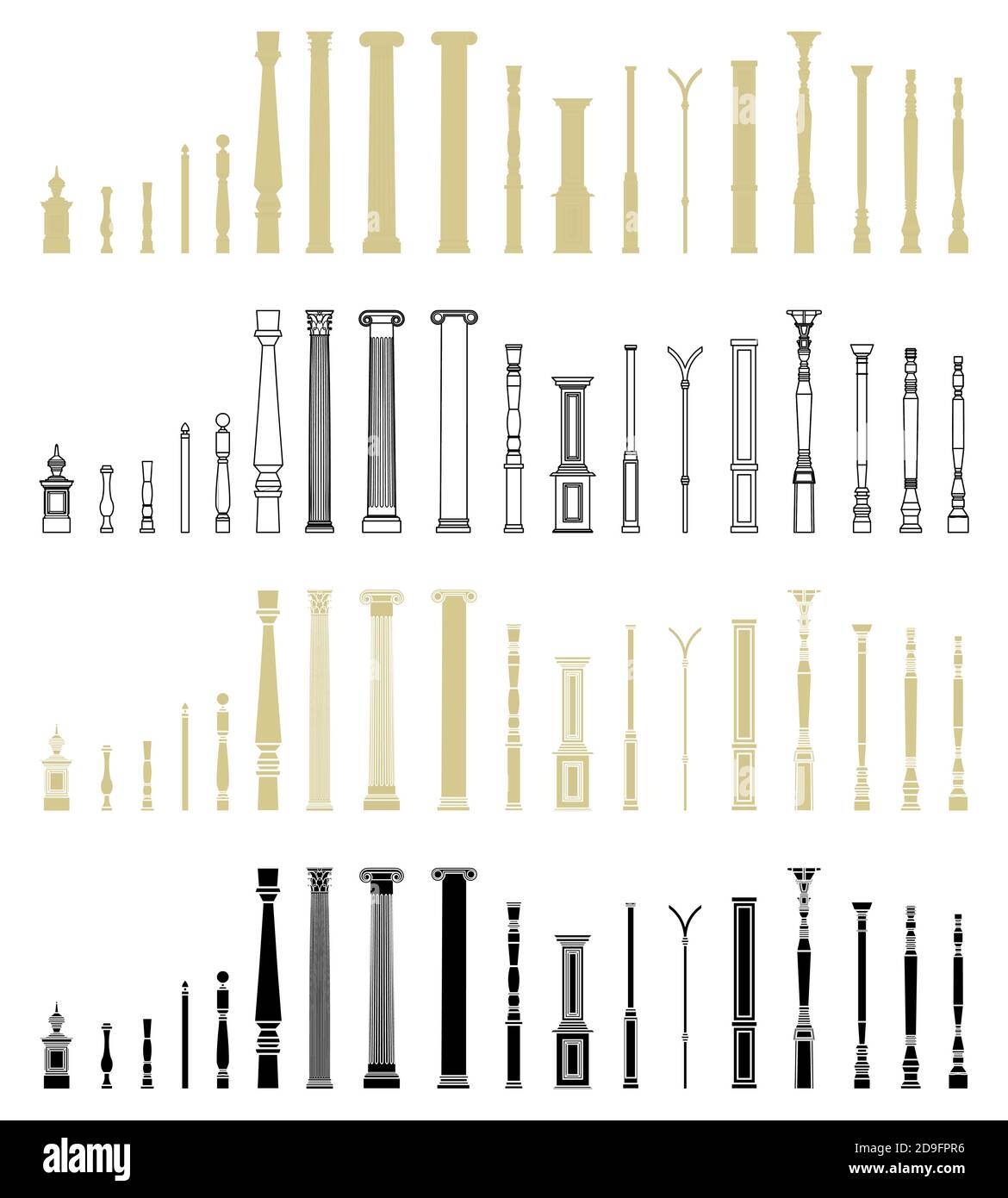 Columns site Cut Out Stock Images & Pictures - Alamy