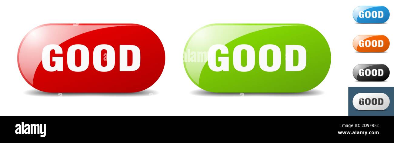 good button. sign. key. push button set Stock Vector Image & Art - Alamy