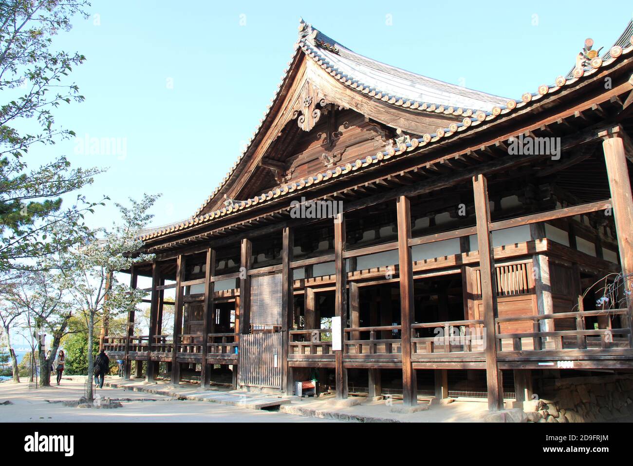 senjokaku pavilion in miyajima (japan Stock Photo - Alamy