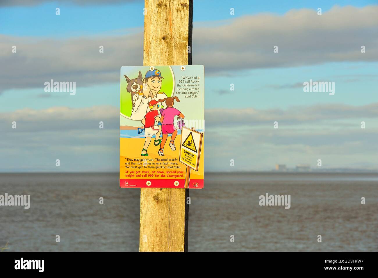 Quicksand beach warning hi-res stock photography and images - Alamy