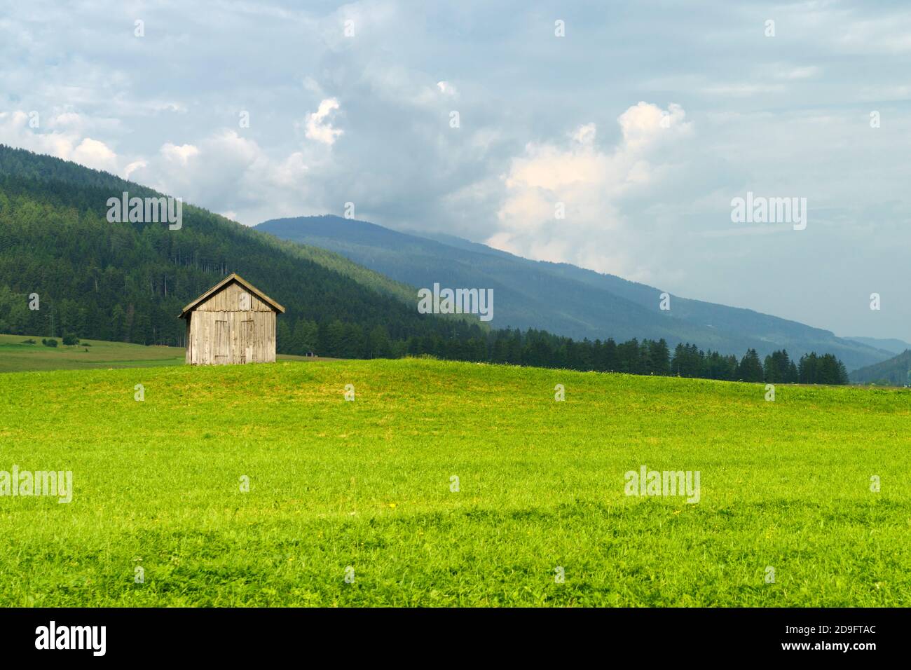 Cycleway of Pusteria Valley, Bolzano province, Trentino Alto Adige ...