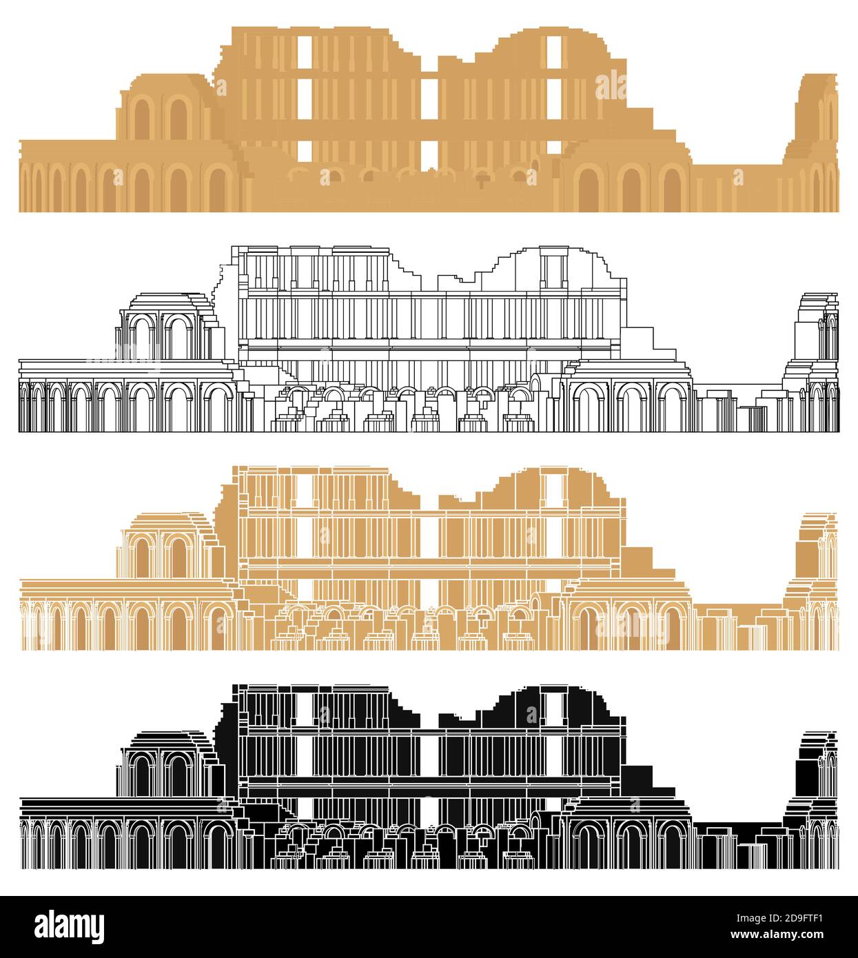 Center theatre Stock Vector Images - Alamy