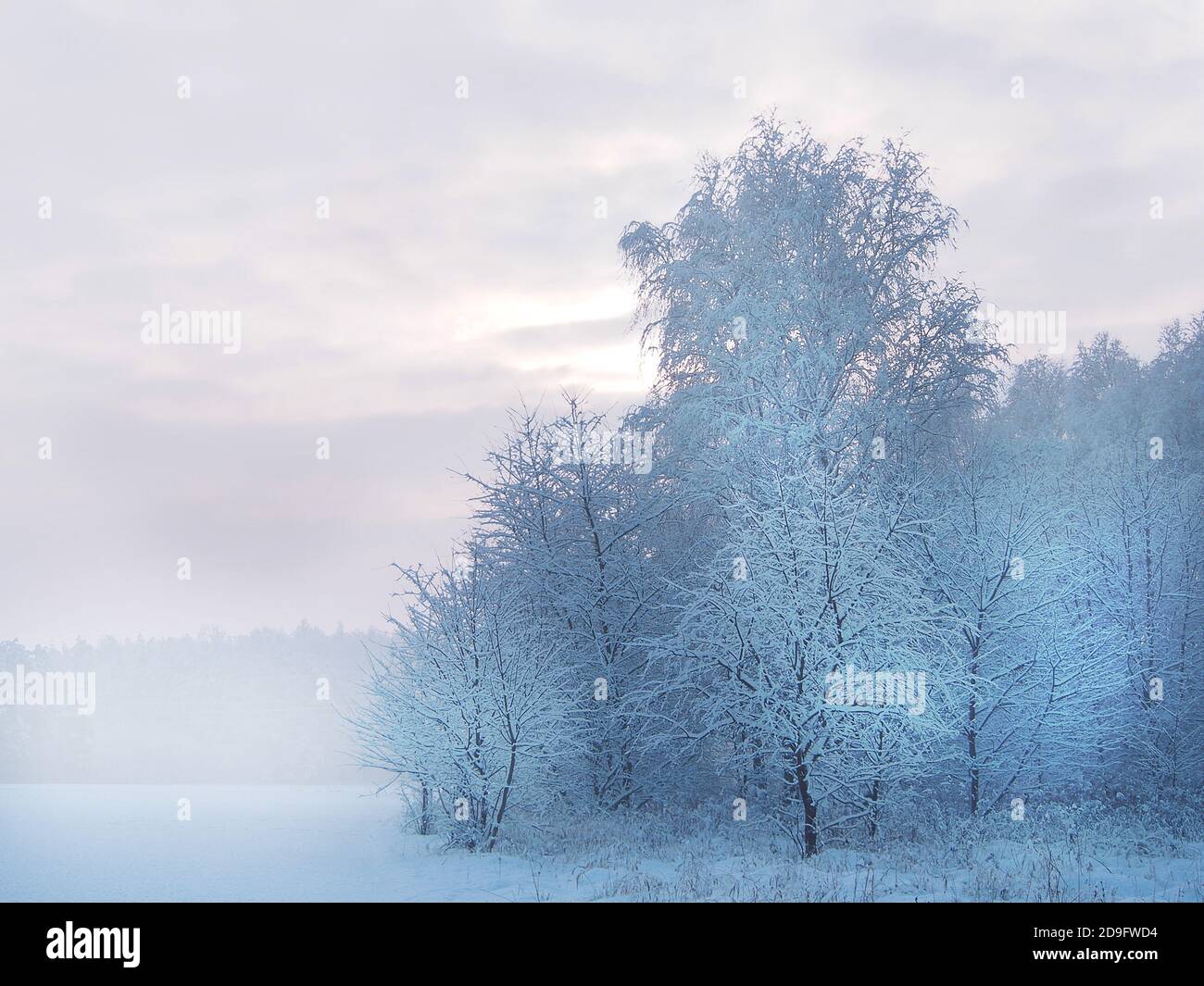 Frosty scenery landscape hi-res stock photography and images - Alamy