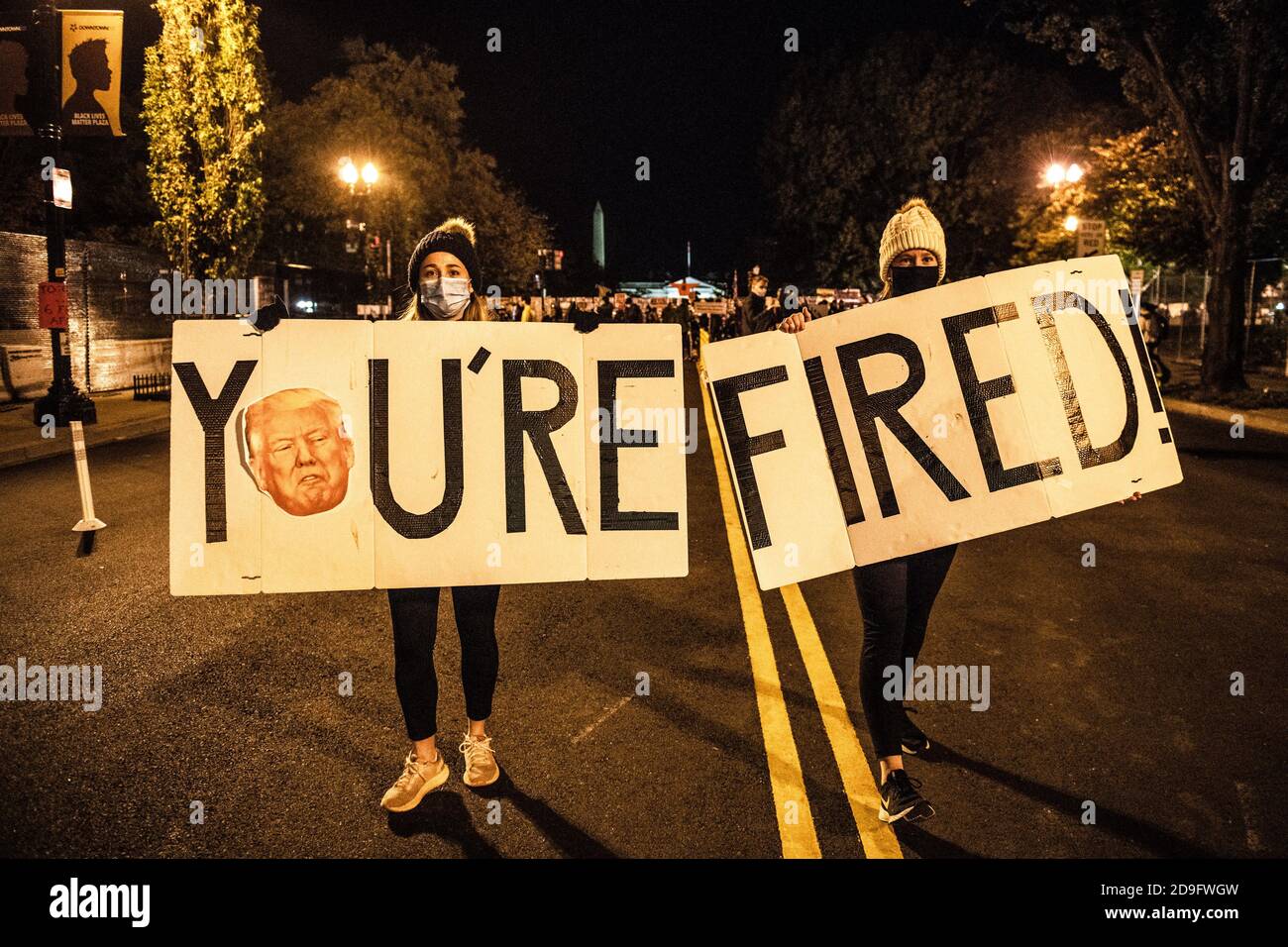 WASHINGTON D.C. NOVEMBER 4- General atmosphere in Black Lives Matter ...