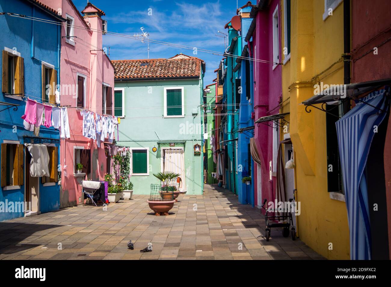 Colorful house facades Stock Photo - Alamy