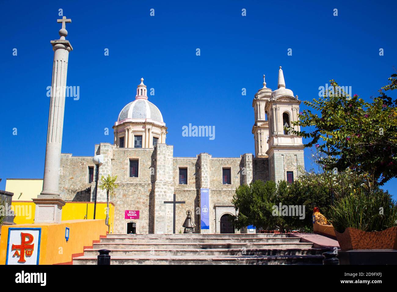 Church In Colon, Queretaro Stock Photo - Alamy