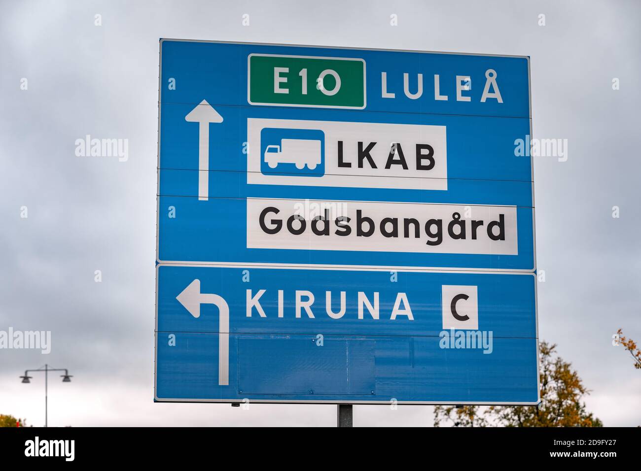 Road signs sweden hi-res stock photography and images - Alamy