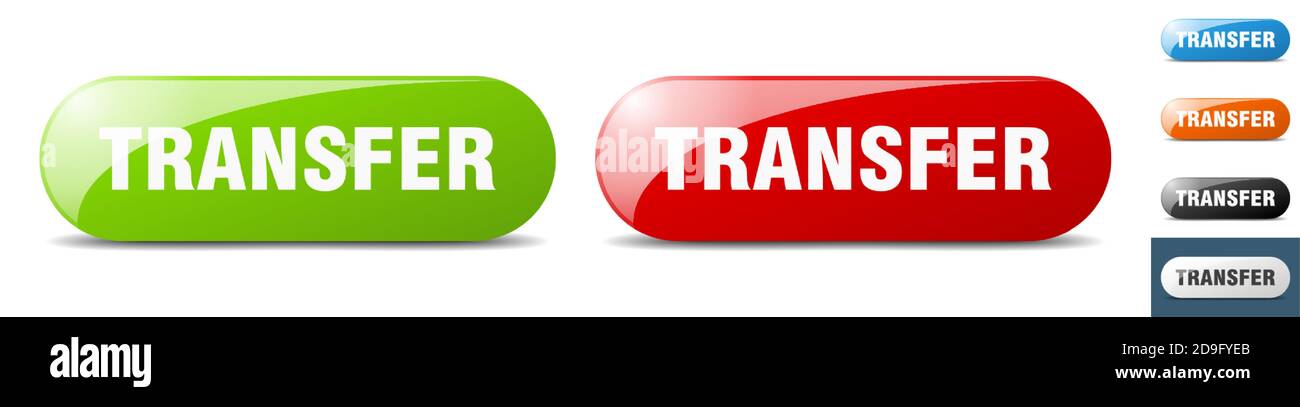 transfer button. sign. key. push button set Stock Vector Image & Art ...