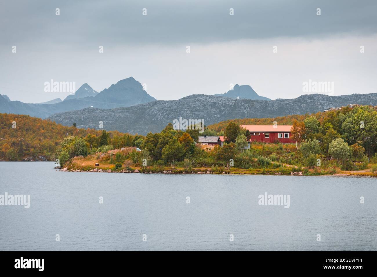 Norway landscape, Troms and Finnmark region Stock Photo - Alamy
