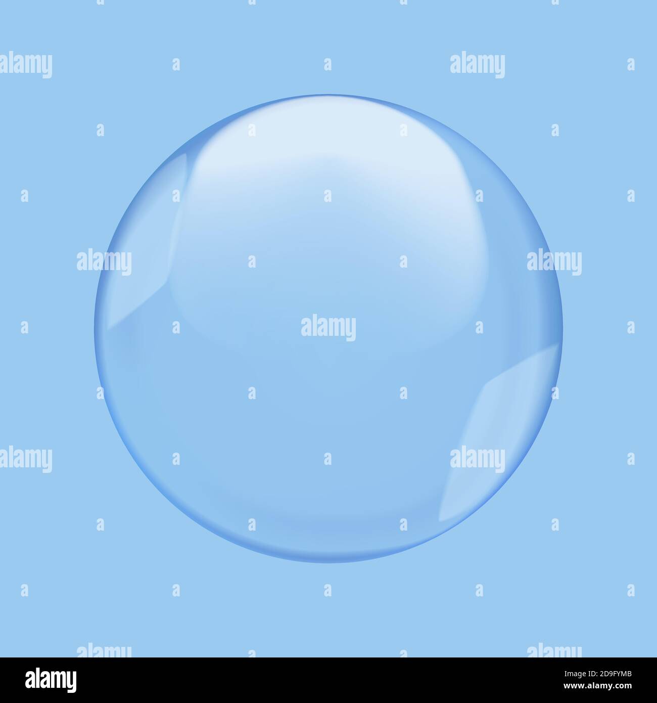 Poster with translucent light sphere with glares Stock Vector Image ...