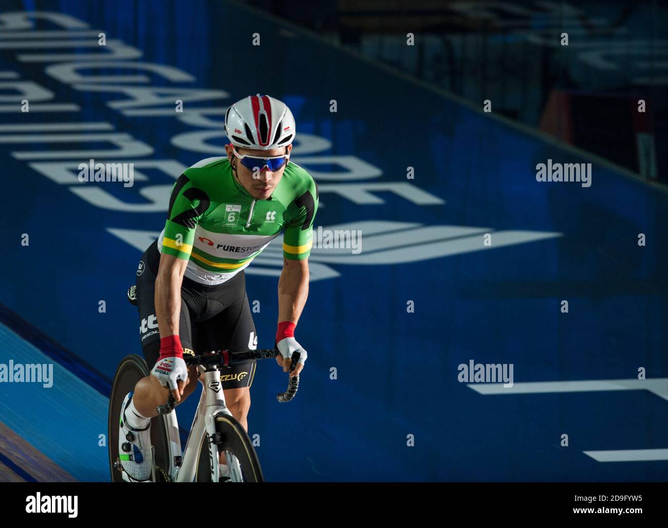 Caleb Ewan. Riders were taking part in the Six Day track championship ...