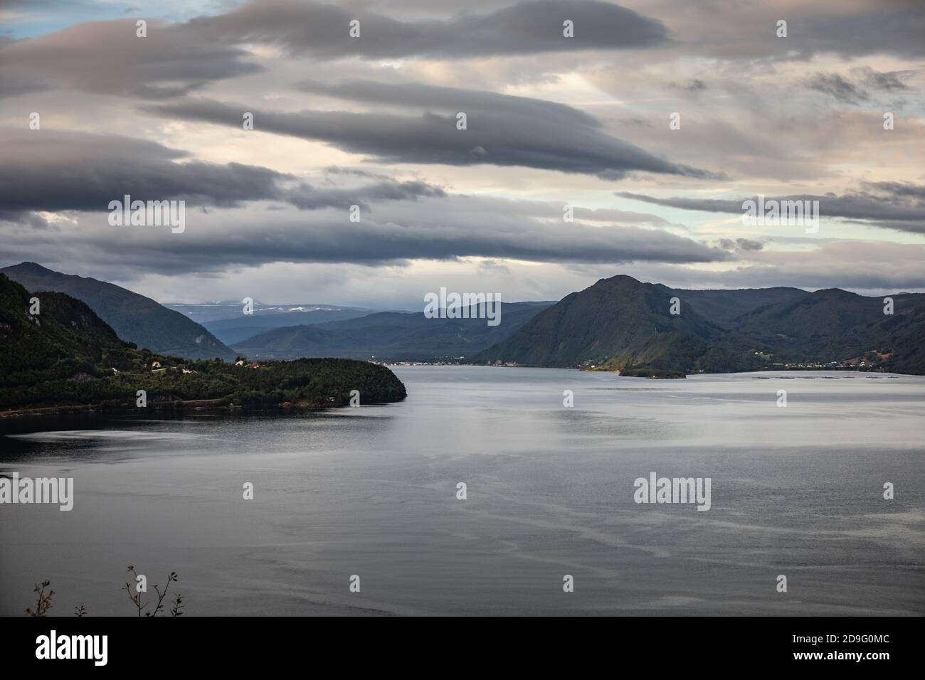 Saltdal Fjord or Saltdalsfjorden in Nordland Norway Stock Photo - Alamy