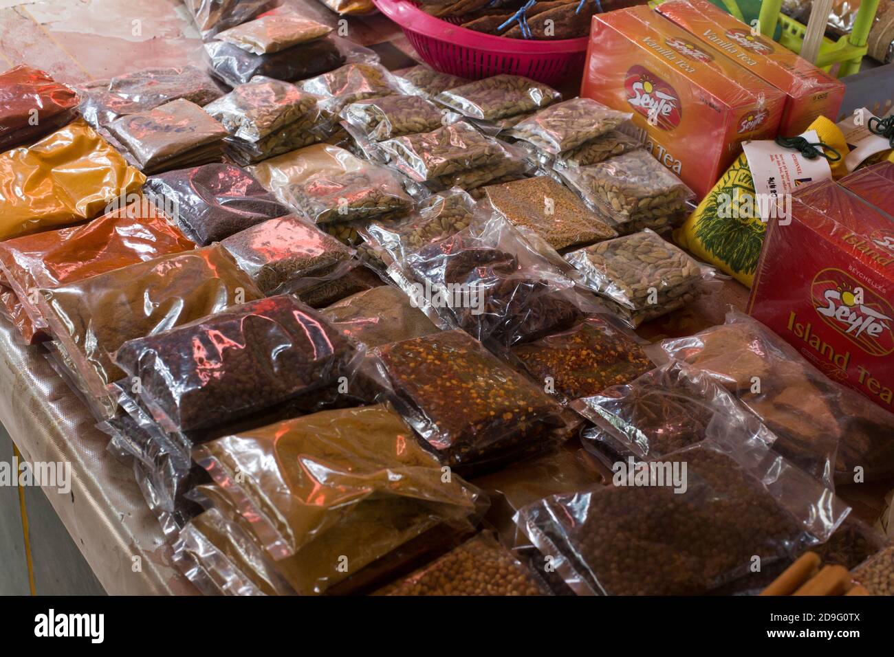 Market street in victoria seychelles hi-res stock photography and ...