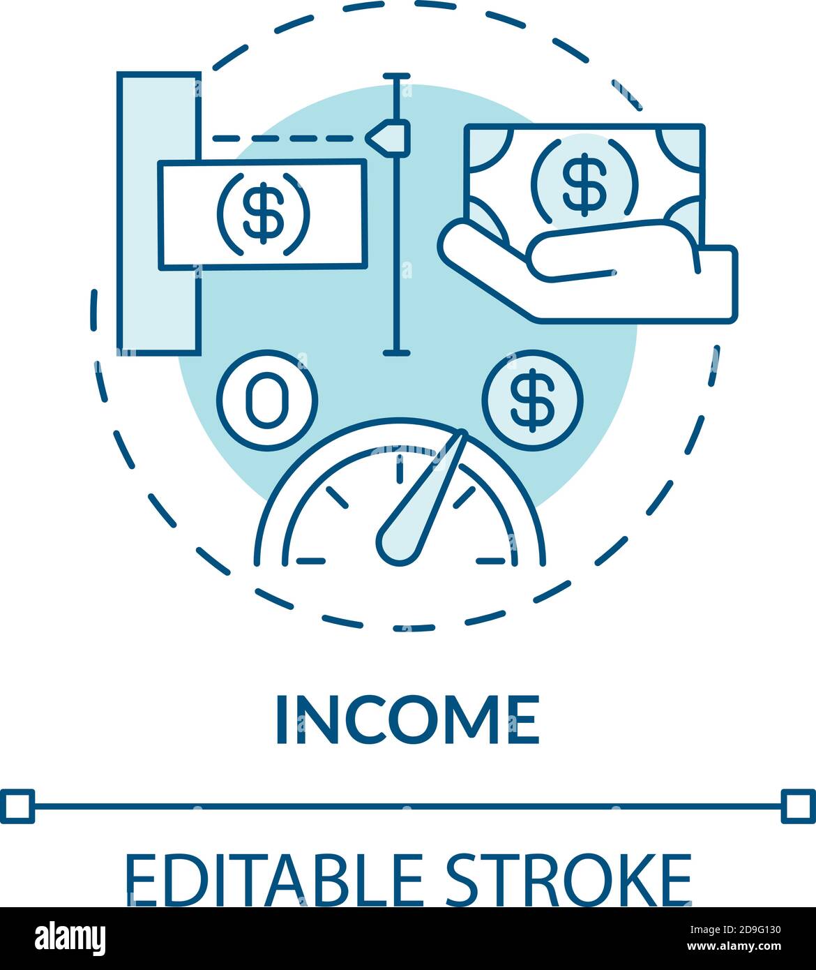 Income concept icon Stock Vector Image & Art - Alamy