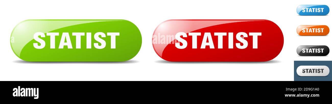 statist button. sign. key. push button set Stock Vector Image & Art - Alamy